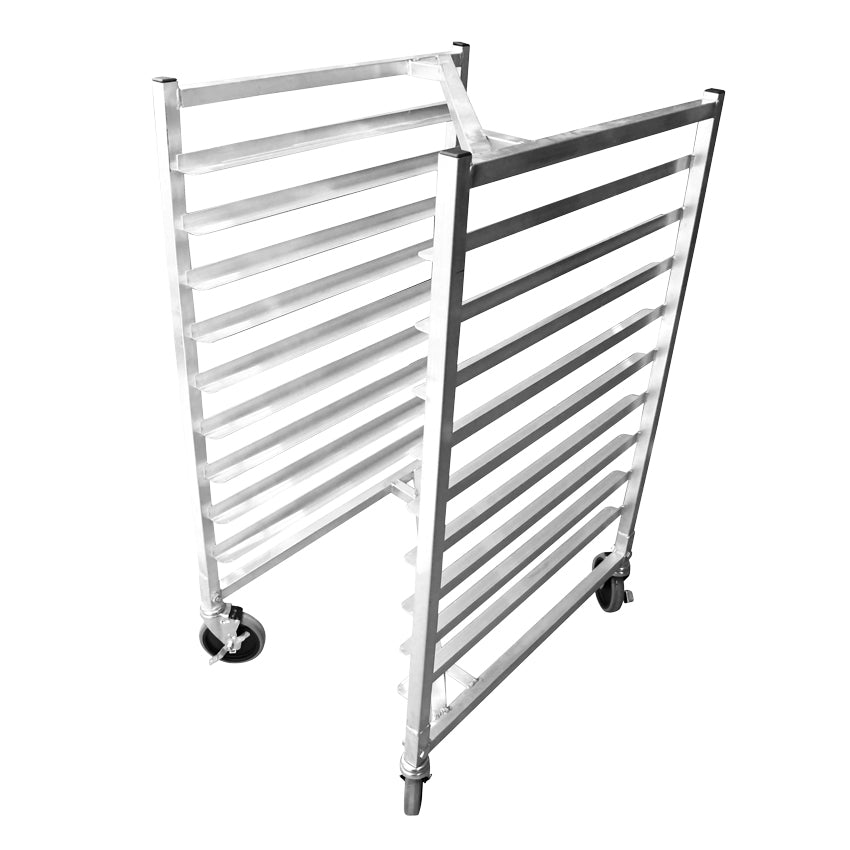 Omcan 44317 Aluminum Nesting Sheet Pan Rack with 9 slides and 3″ spaci ...
