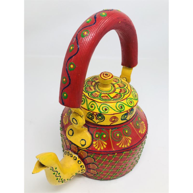 Tea kettle - Beautifully Hand Painted With Traditional Rajasthani/ Mug ...
