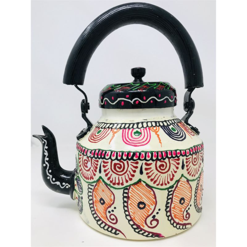 Tea kettle - Beautifully Hand Painted with Traditional Rajasthani/ Mug ...