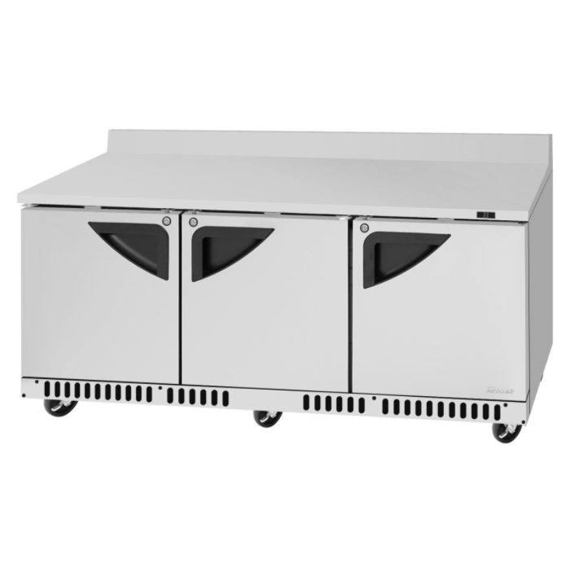 Turbo Air Super Deluxe Worktop Refrigerator TWR-72SD-FB-N,Front Breath ...