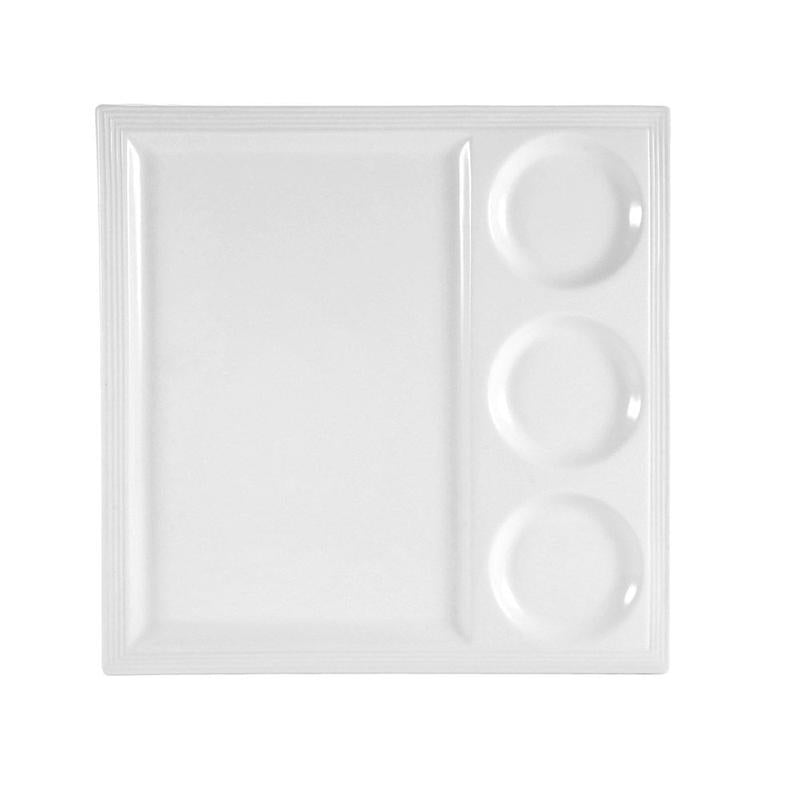 CAC Chinaware City Square Contemporary Tray 14" — Celebratefestivalinc