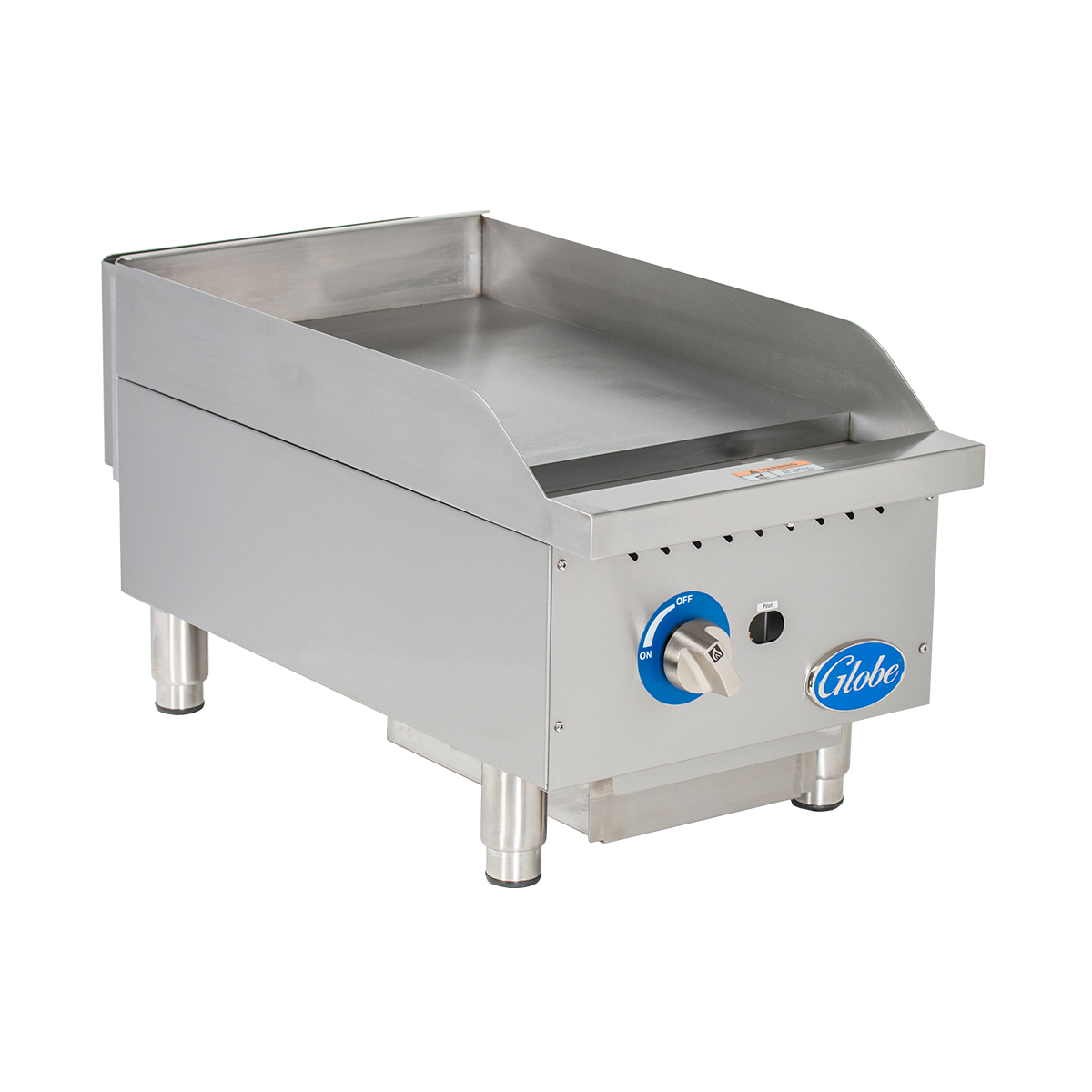 Globe GG15G 15" Gas Countertop Griddle with Manual Control ...