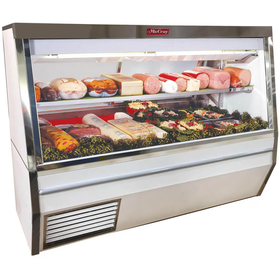 Howard McCray 96" LED Flat Glass Refrigerated Deli Display – SC-CDS34N ...