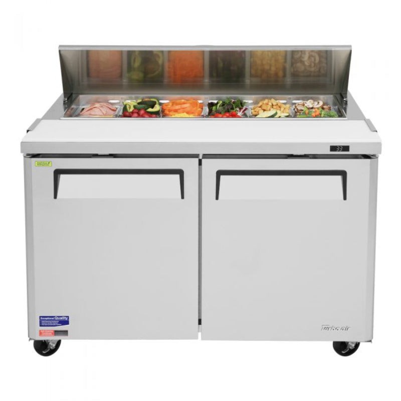 Turbo Air MST-48-N M3 Series Sandwich/Salad Unit with Two Section 12 c ...