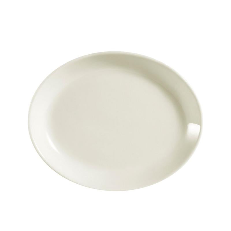 CAC Chinaware REC- Coupe Coupe Oval Platter 12 3/4" — Celebratefestivalinc