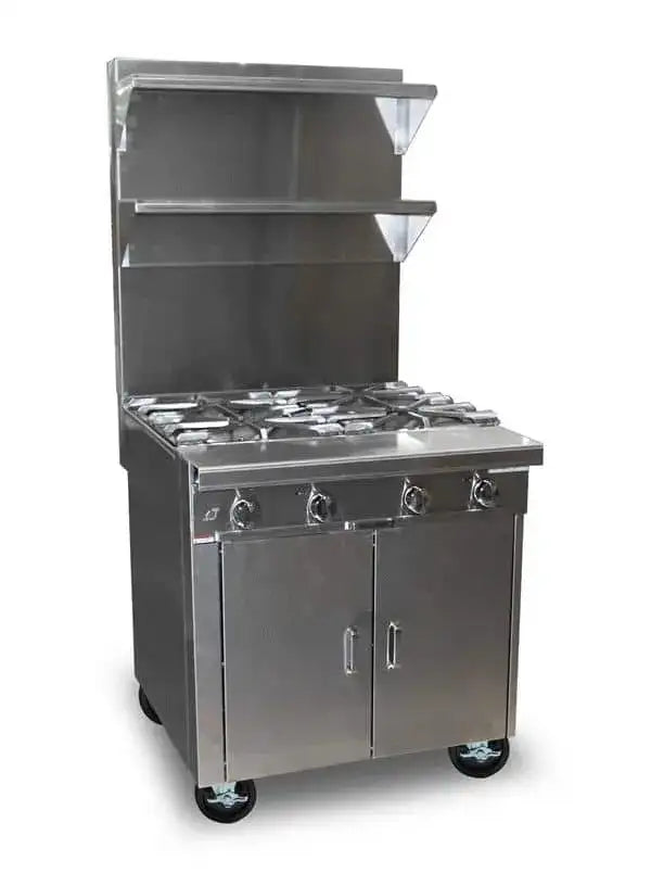Southbend Platinum Sectional, Gas, 32″, 4 Pyromax Burners, Cabinet Bas ...