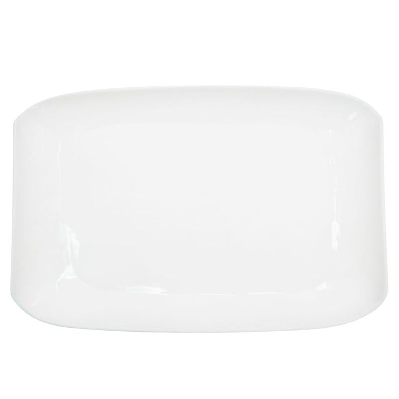 CAC Chinaware Studio Coupe Rect. Platter 15" — Celebratefestivalinc