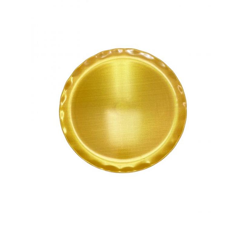 Thunder Group Melamine Western 16" PLATE, GOLD PEARL, Pack of 2 ...